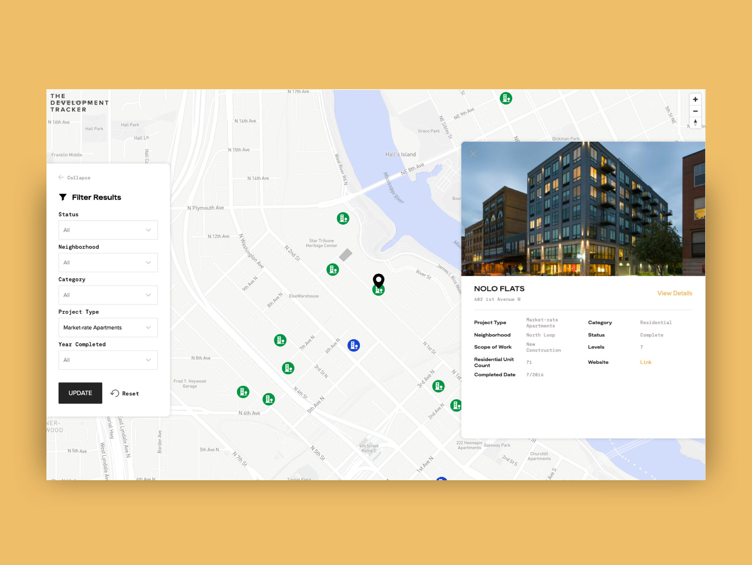 The Development Tracker: A platform that is part startup, part…